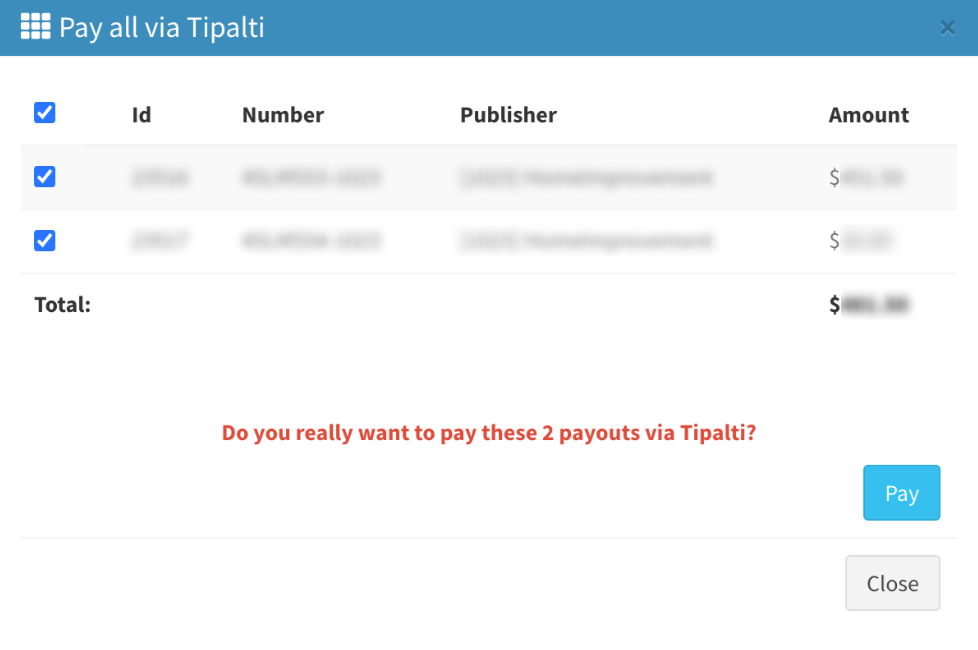 How to Set up Tipalti as a Payment Method